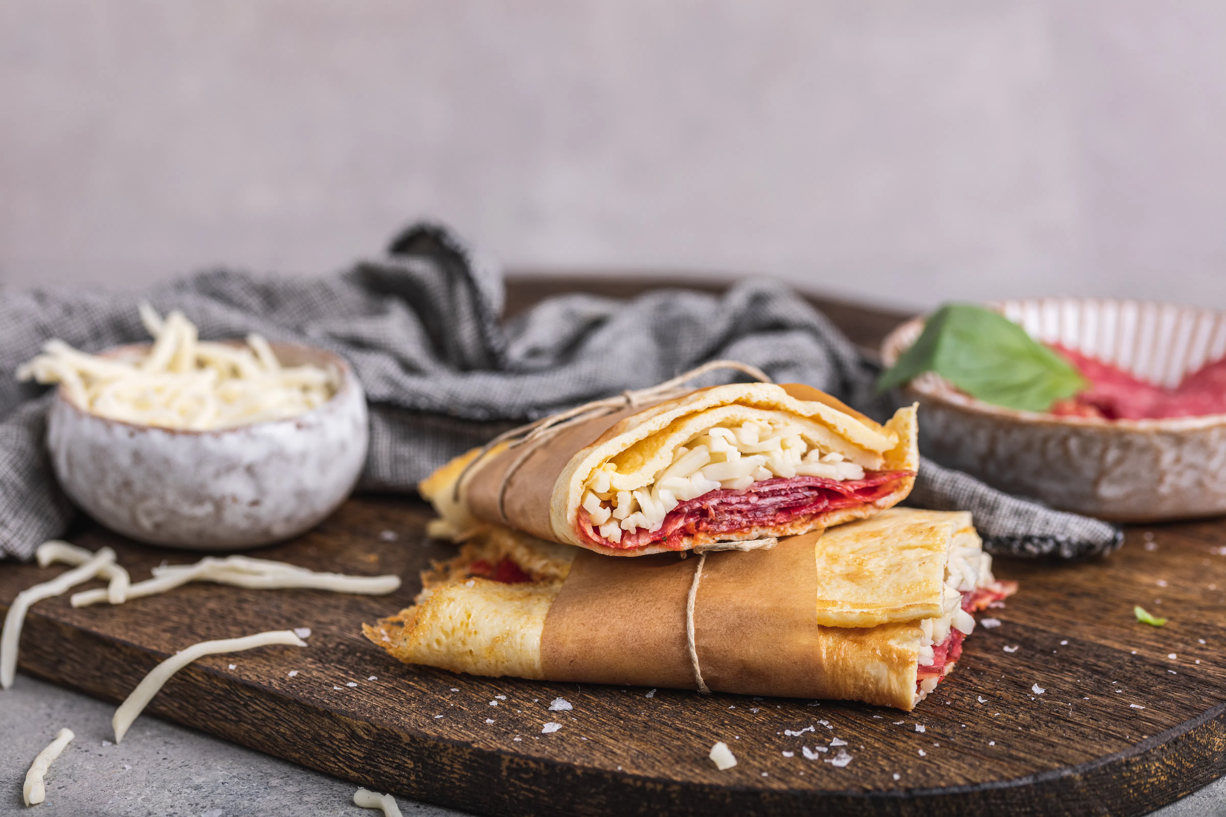 Wrap de desayuno keto - Diet Doctor