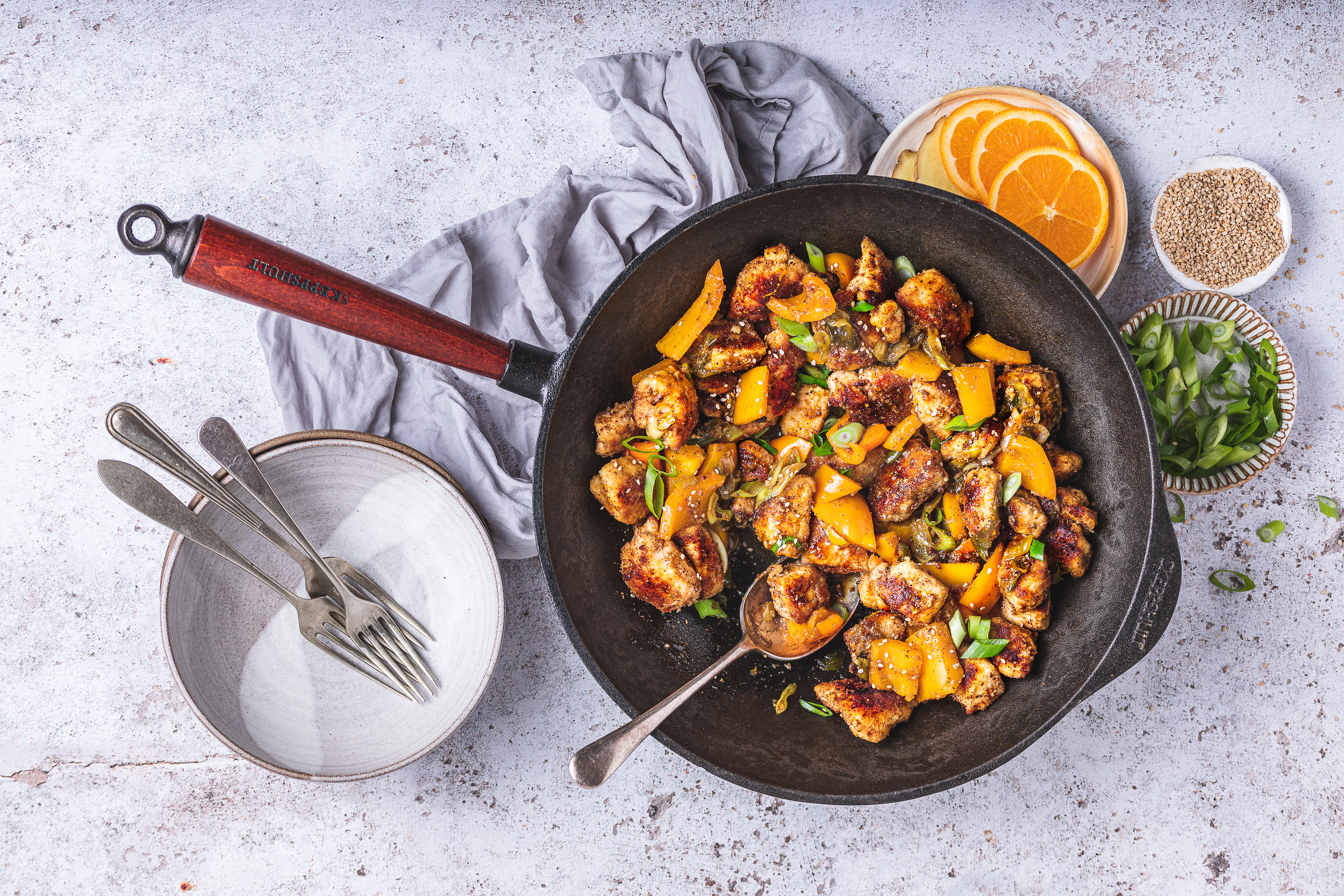 Pollo a la naranja low carb - Diet Doctor