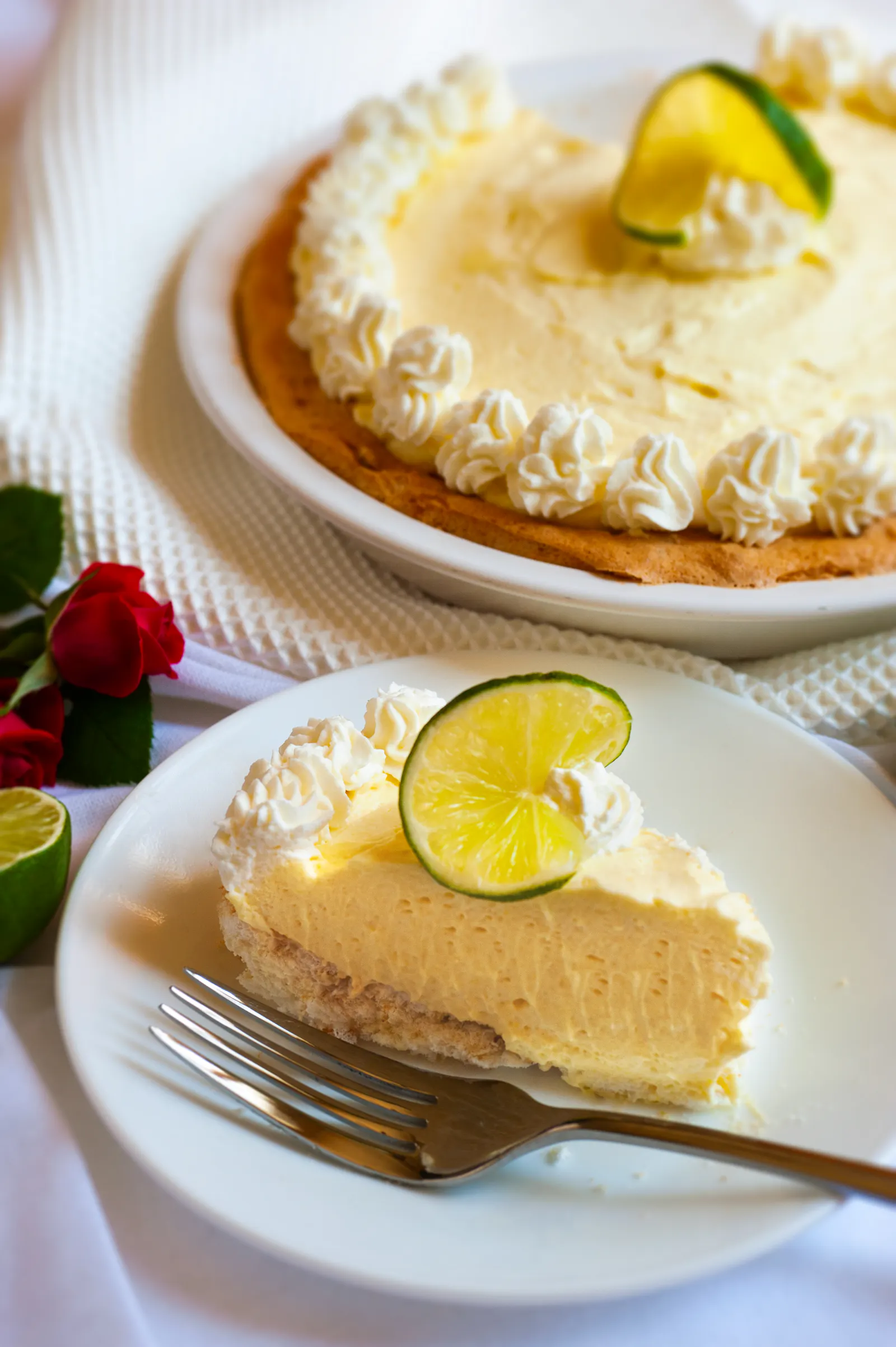 Tarta de lima low carb con molde merengue - Diet Doctor