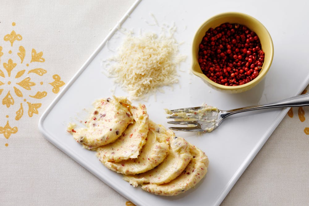 Keto Pink Herb Butter with Parmesan — Recipe — Diet Doctor