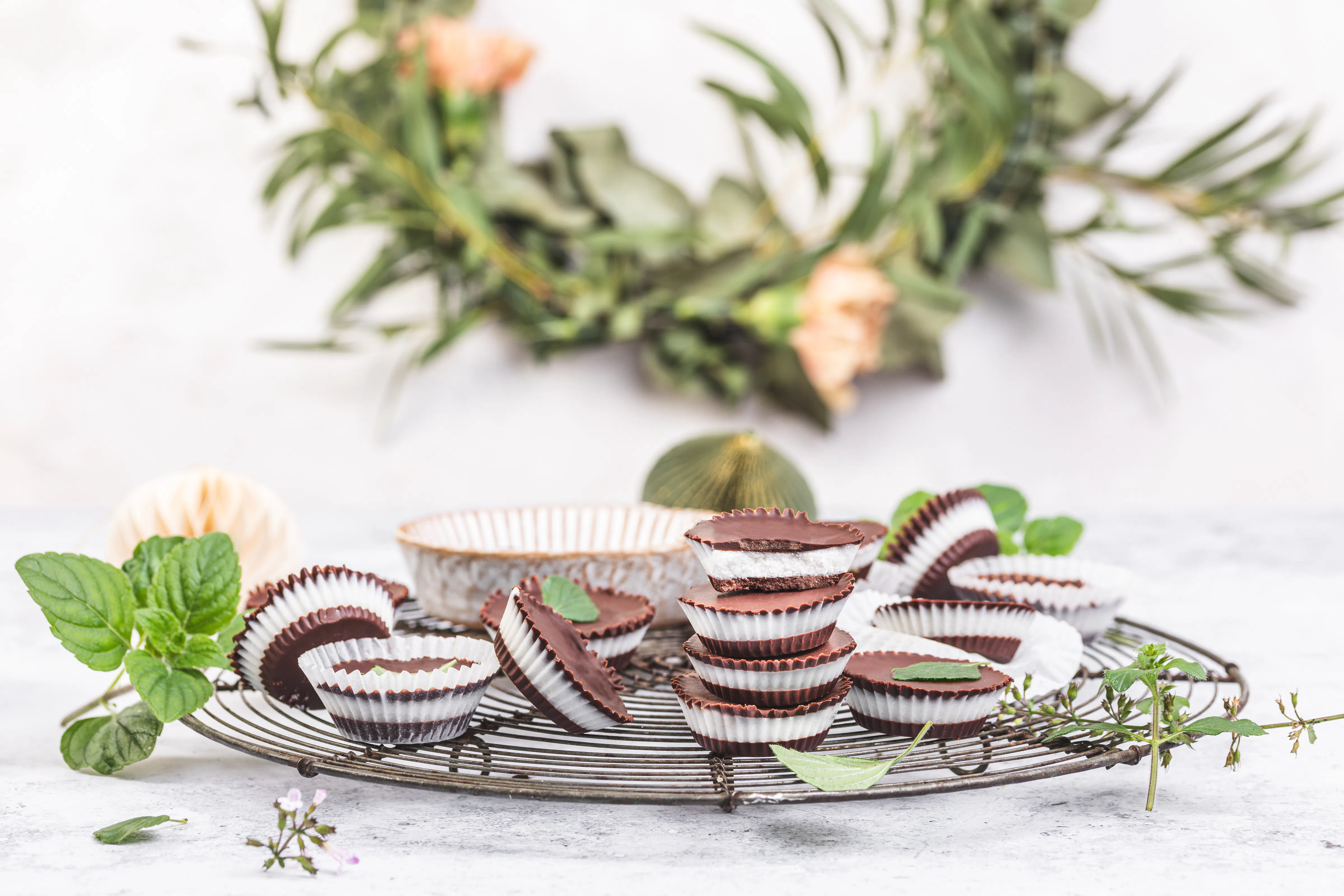 Keto Chocolate Mint Cups - Dessert Recipe - Diet Doctor